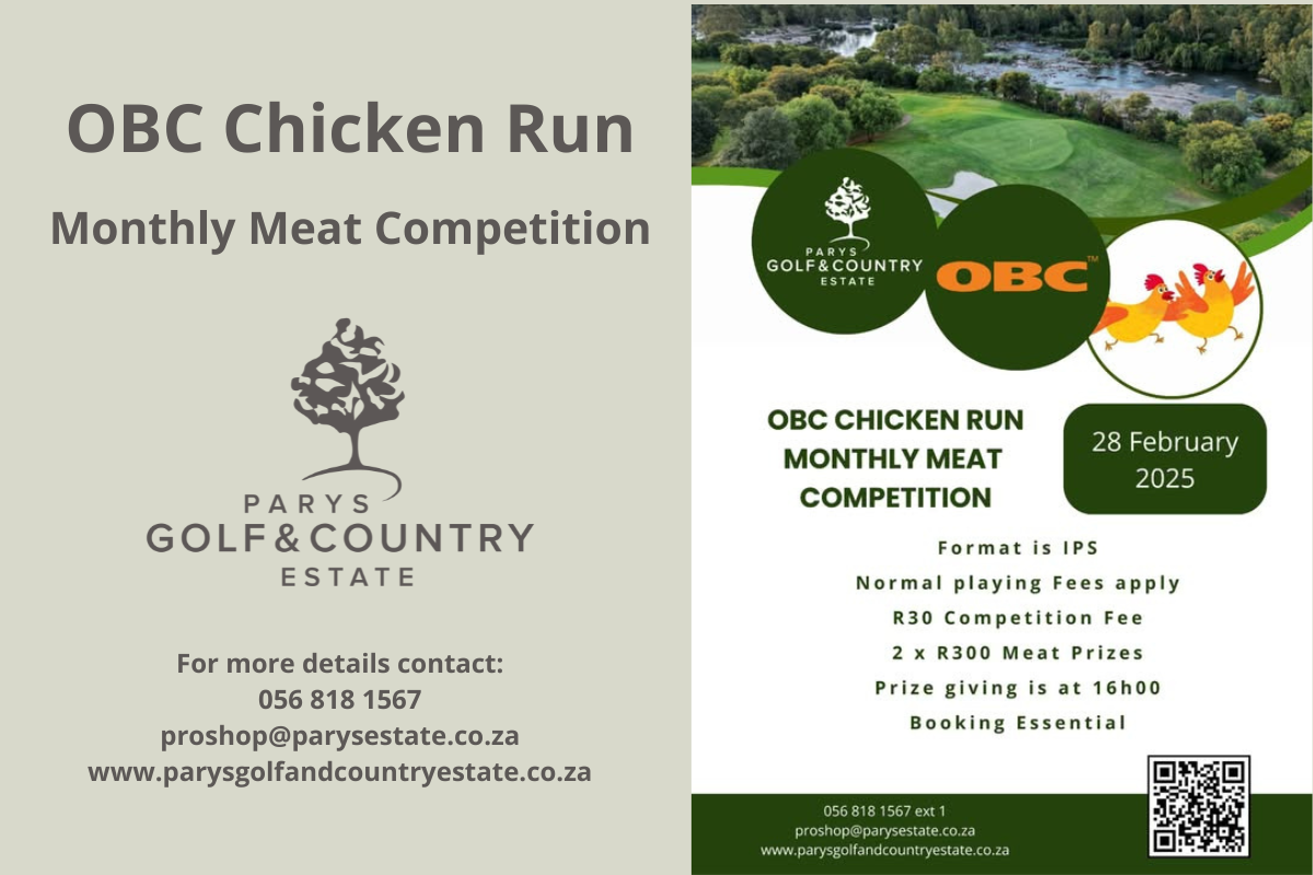 OBC Monthly Meat Competition - Parys Golf & Country Estate